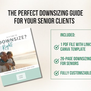 Downsizing Guide for Seniors, Senior Real Estate Guide, Real Estate ...