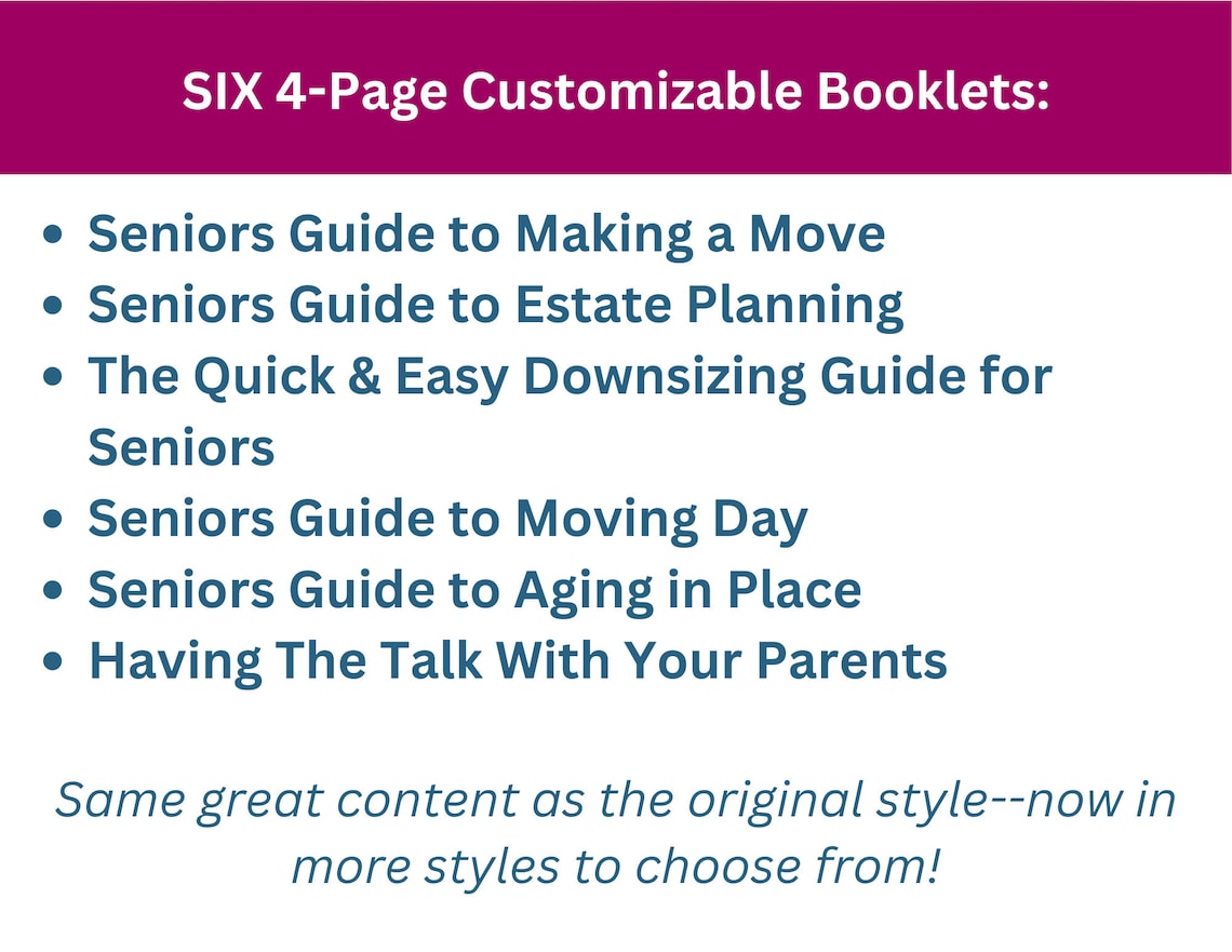 Complete Senior Guides Series - COLORFUL Style, Seniors, Aging, Real ...