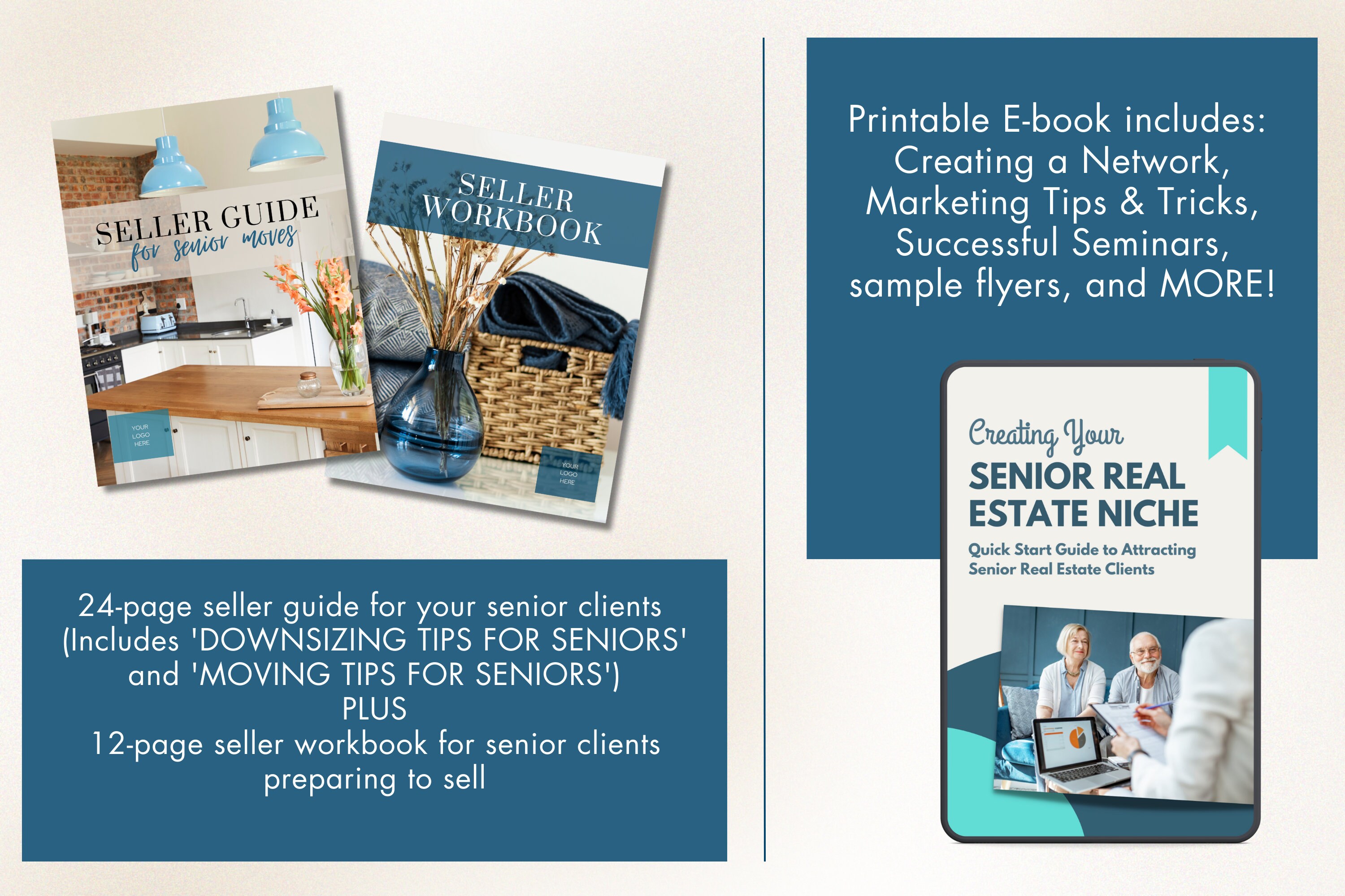 Seniors Real Estate Professional Bundle, Real Estate Marketing Material ...