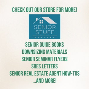 Downsizing Guide for Seniors, Senior Real Estate Guide, Real Estate ...