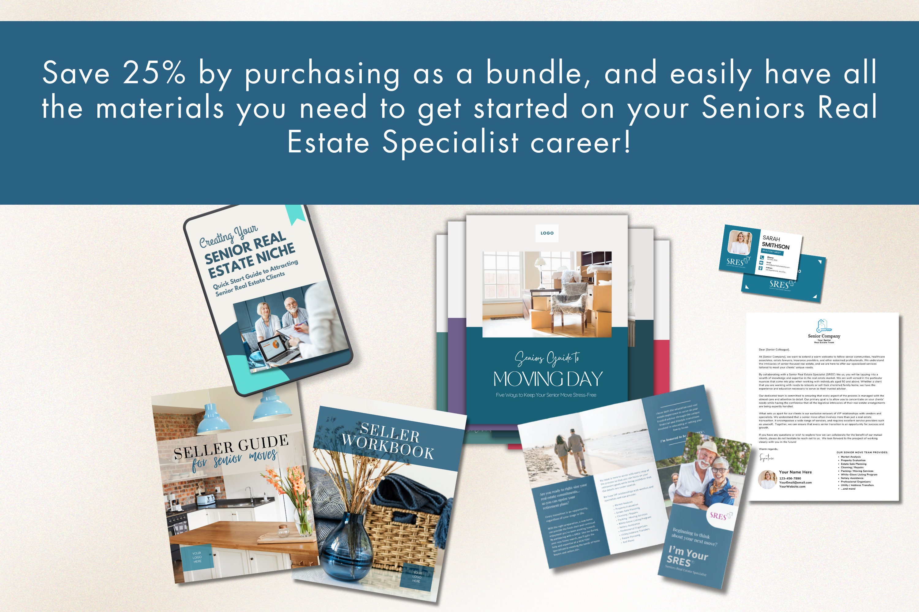 Seniors Real Estate Professional Bundle, Real Estate Marketing Material ...