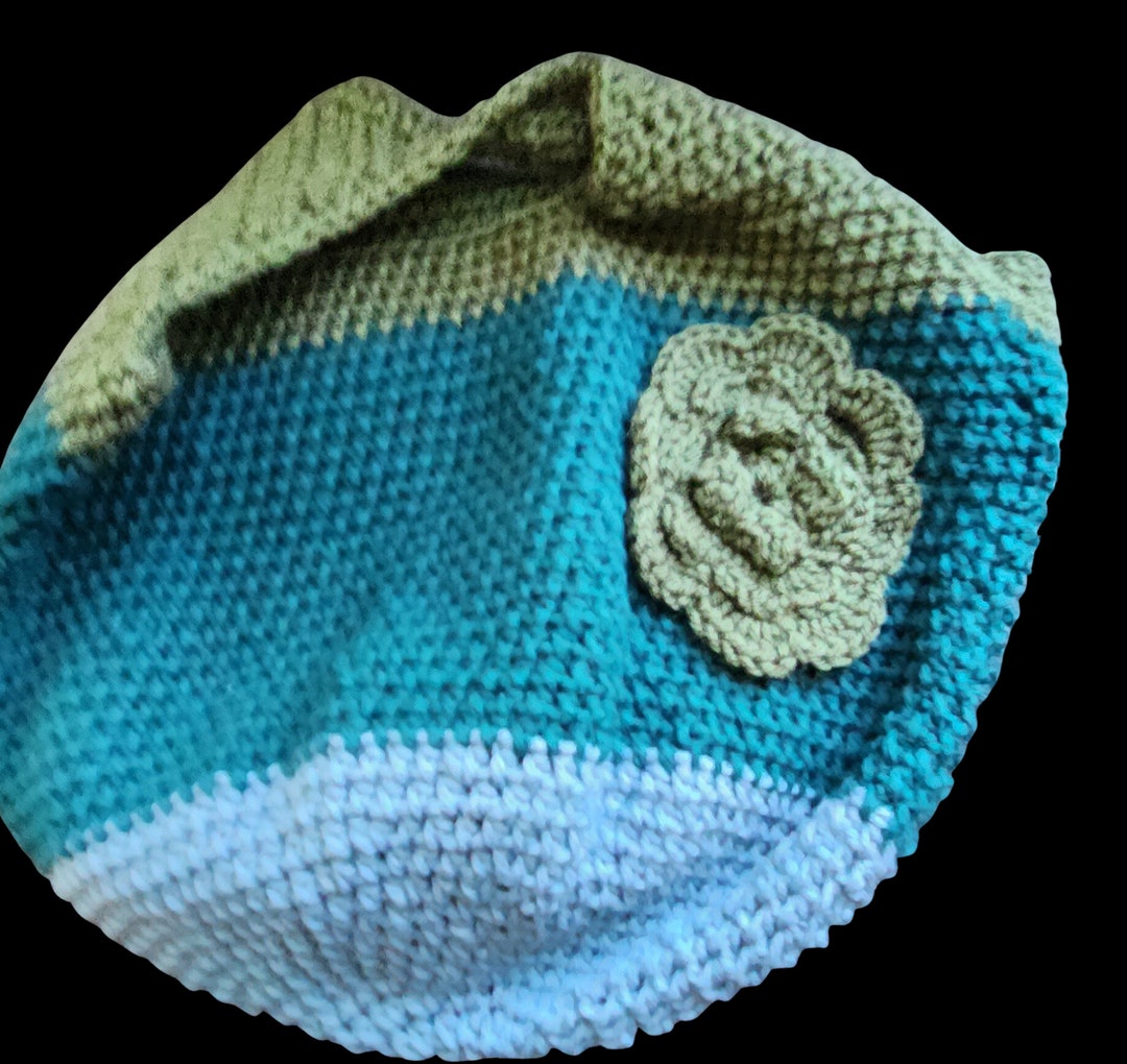 Eco-friendly Crocheted Tote Bag, Library Book Bag, Reusable Market Bag ...