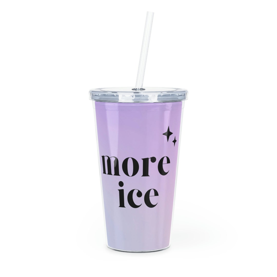 More Ice Tumbler With Straw, Funny Pregnancy Gift, Pregnancy ...