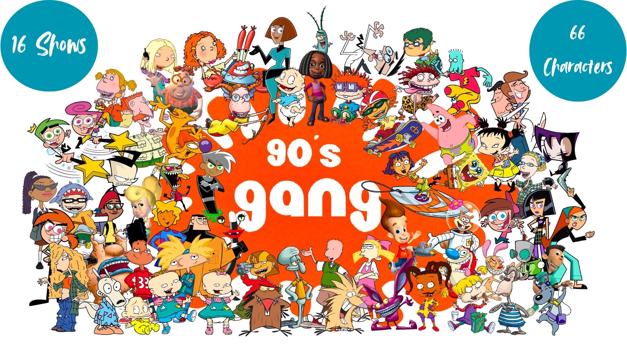 90s Nickelodeon Cartoon Characters