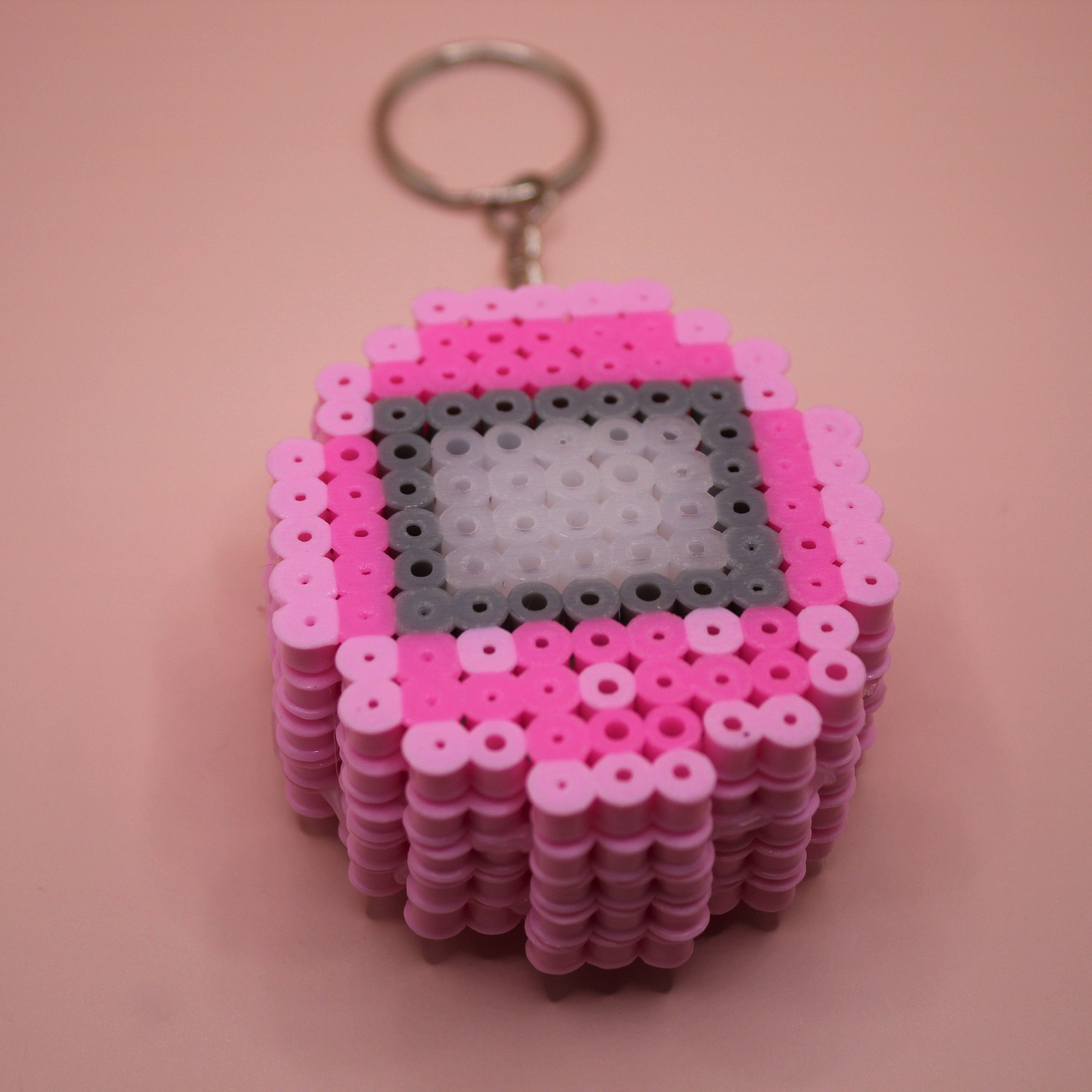 Fuse/perler Bead Unicorn Tamagotchi Shaker 3D Keychain - Etsy