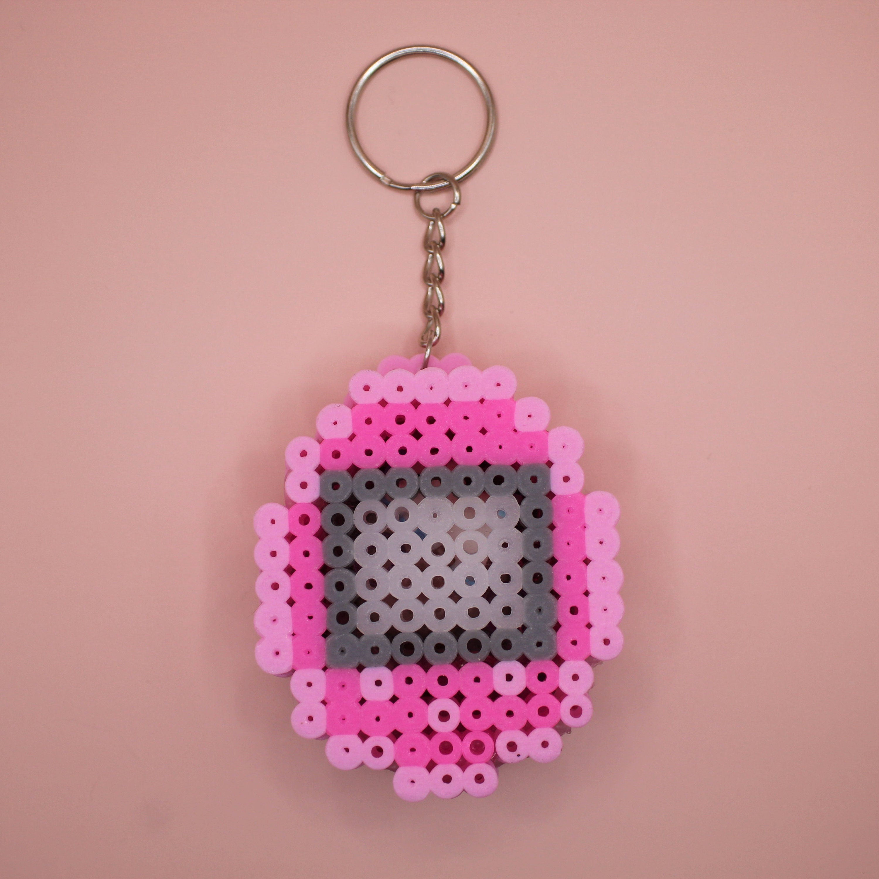 Fuse/perler Bead Unicorn Tamagotchi Shaker 3D Keychain - Etsy