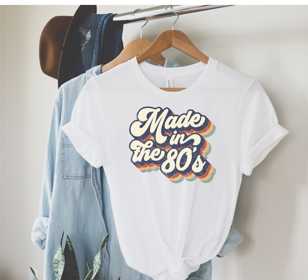 Made in the 80's Shirt, Retro 80's Tshirt, I Love the 80's, Mom Shirt ...