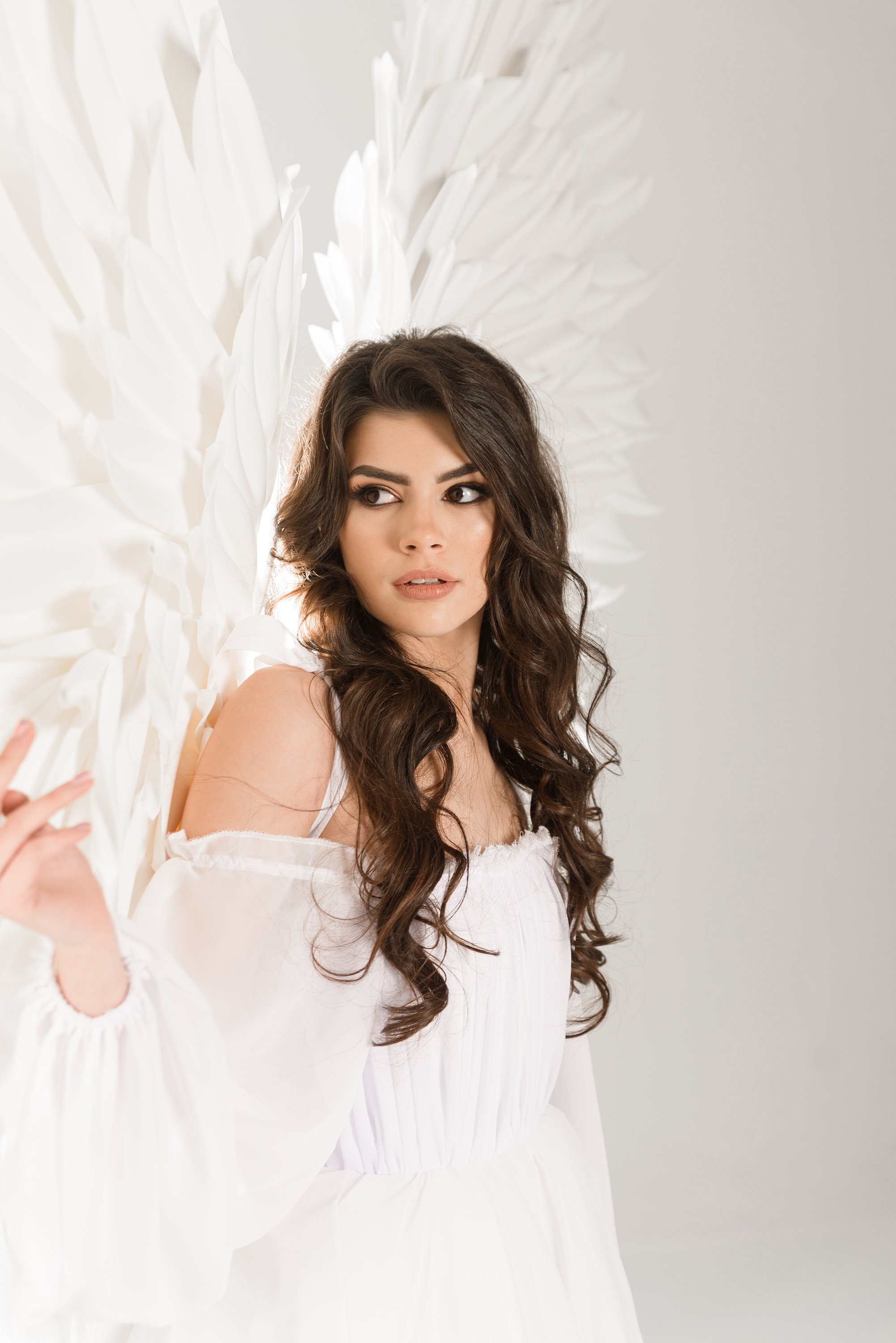 White Angel Wings Costume Costume for a Photo Shoot Angel - Etsy