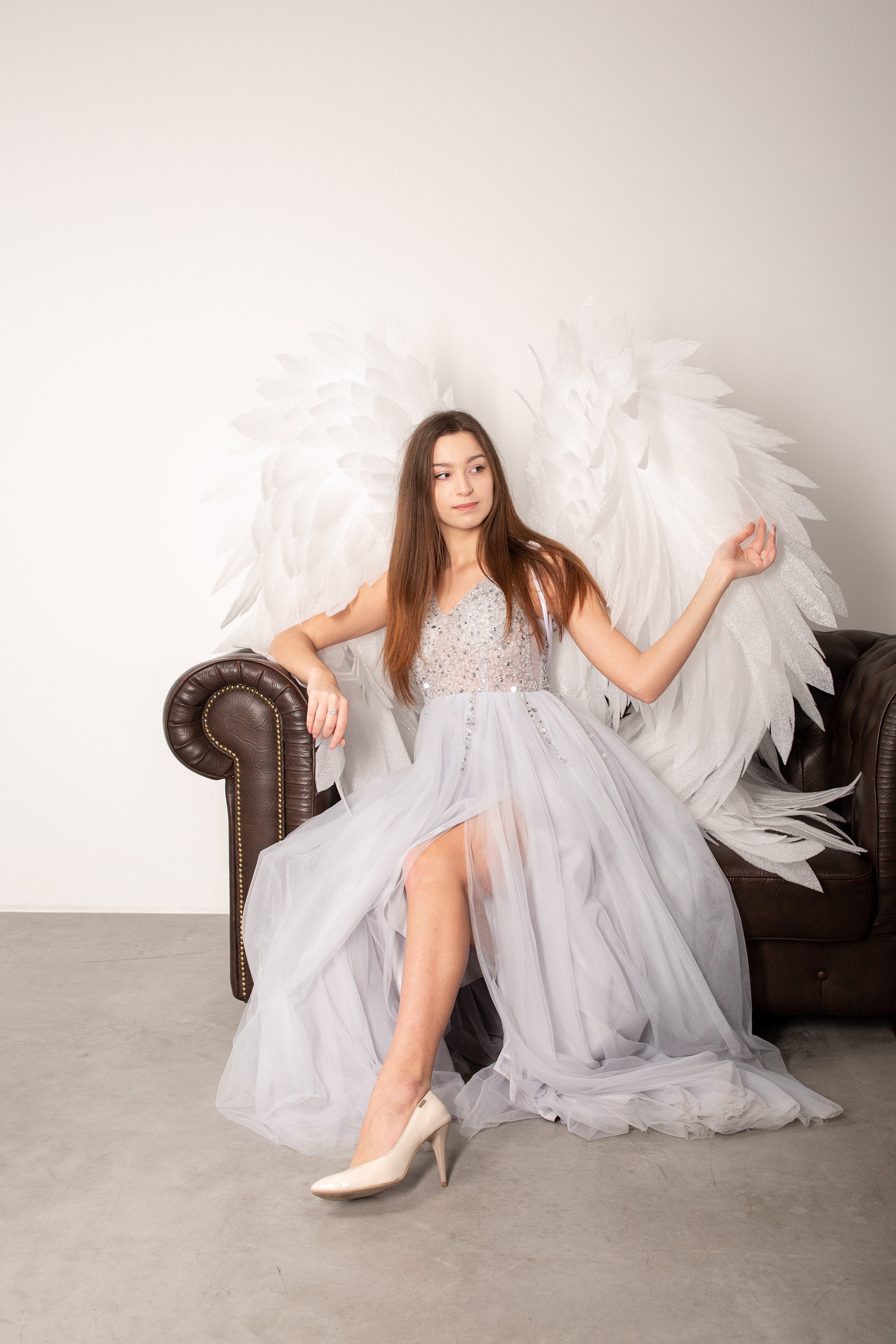 White Adult Costume - Angel Wings, Photo Shoot Costume, Angel Wings ...