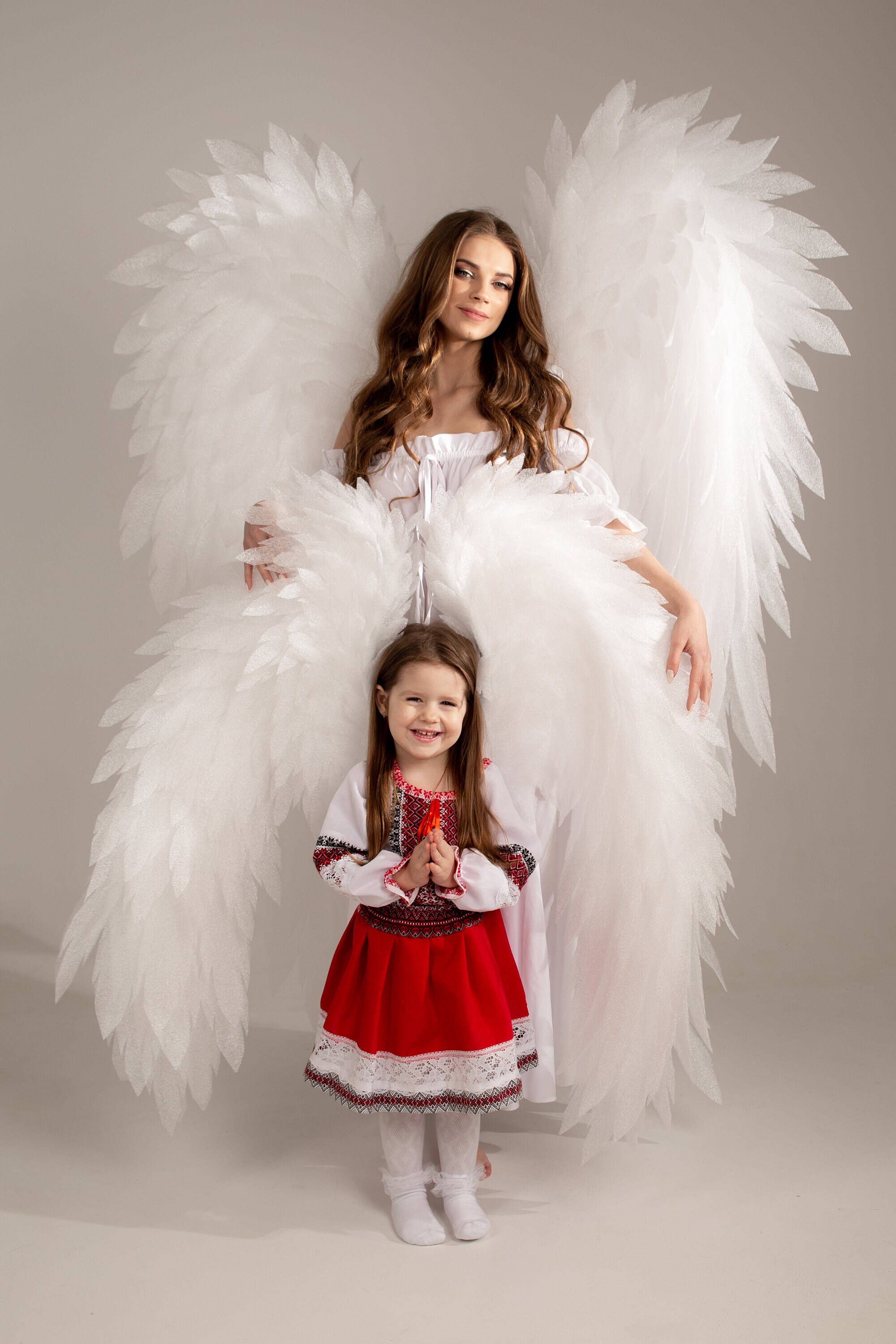 White Adult Costume - Angel Wings, Photo Shoot Costume, Angel Wings ...