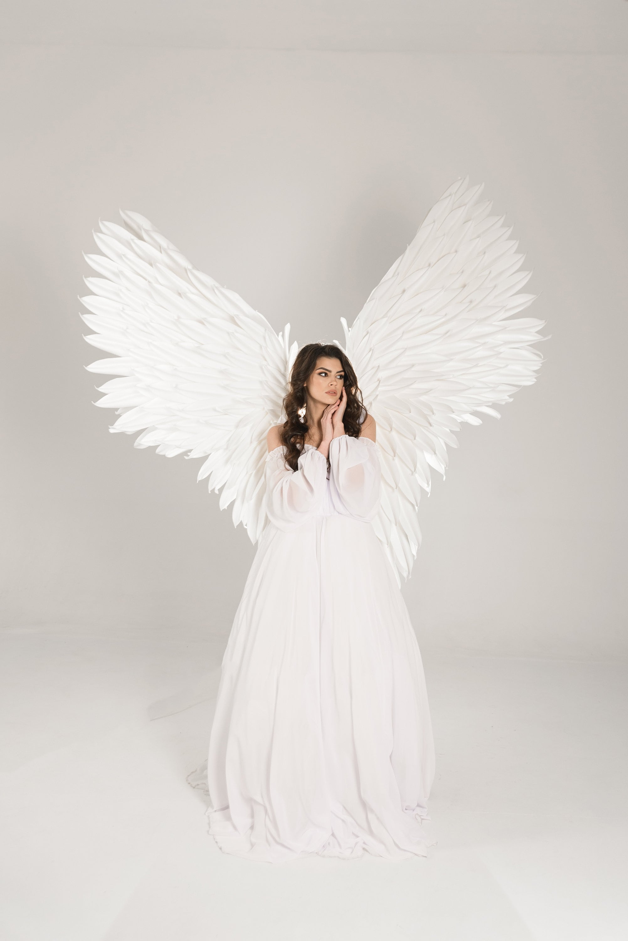 White Angel Wings Costume Costume for a Photo Shoot Angel - Etsy