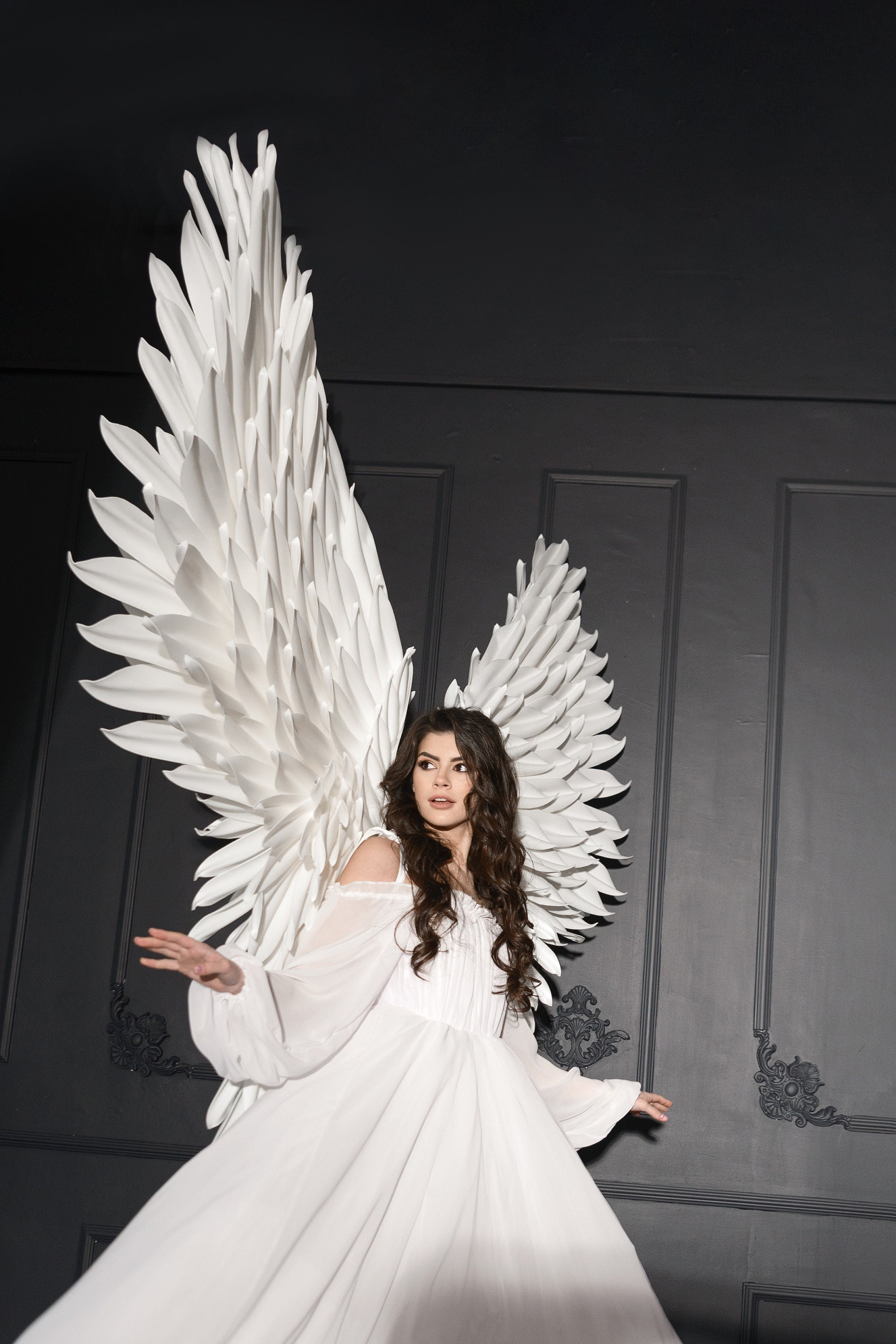 White Angel Wings Costume Costume for a Photo Shoot Angel - Etsy