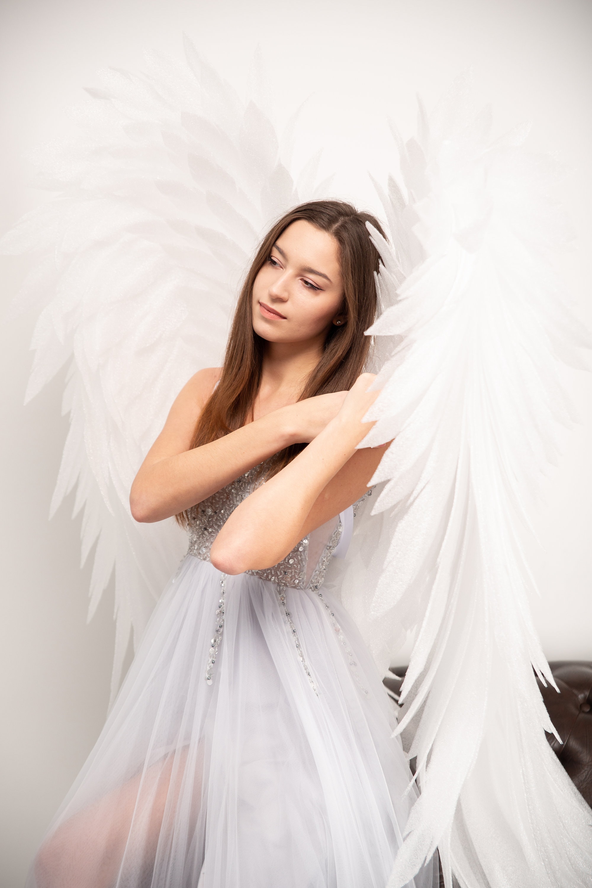 White Adult Costume - Angel Wings, Photo Shoot Costume, Angel Wings ...