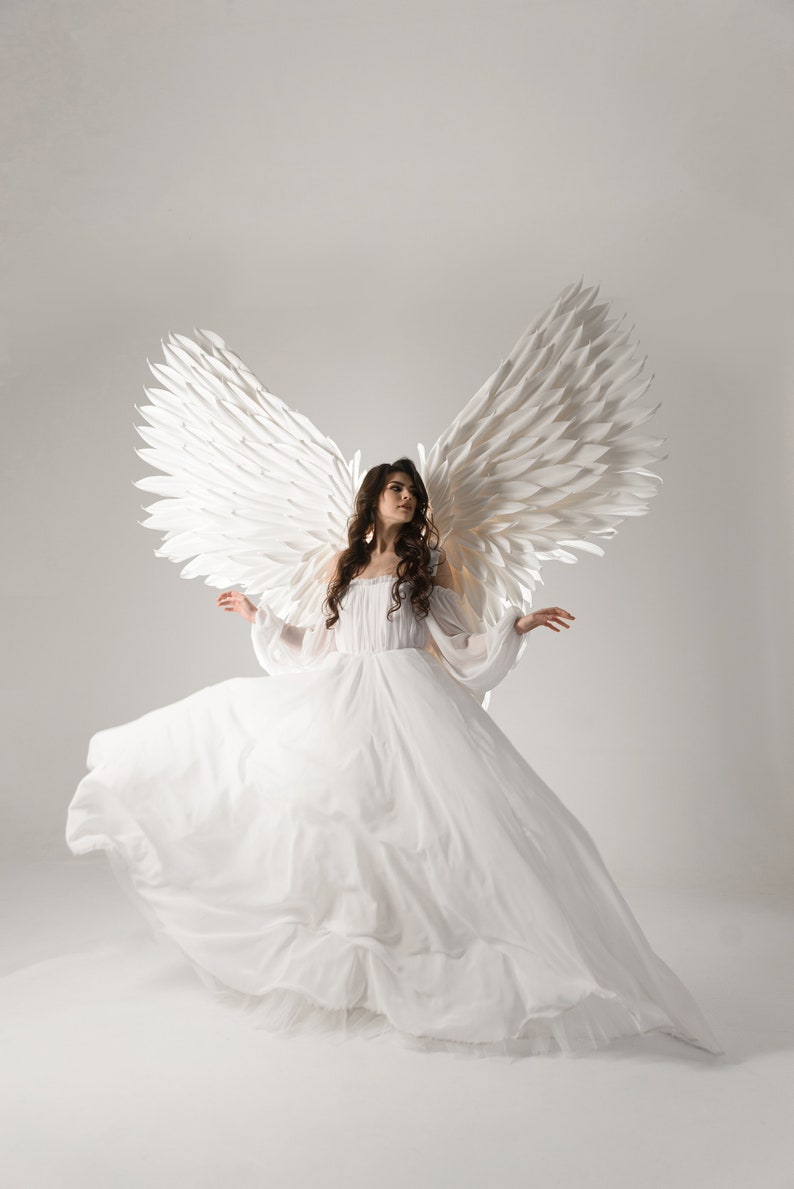 White Angel Wings Costume Costume for a Photo Shoot Angel - Etsy