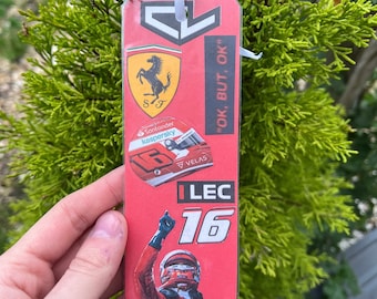 Ferrari 2022 F1 Bookmark Charles Leclerc Carlos Sainz - Etsy UK