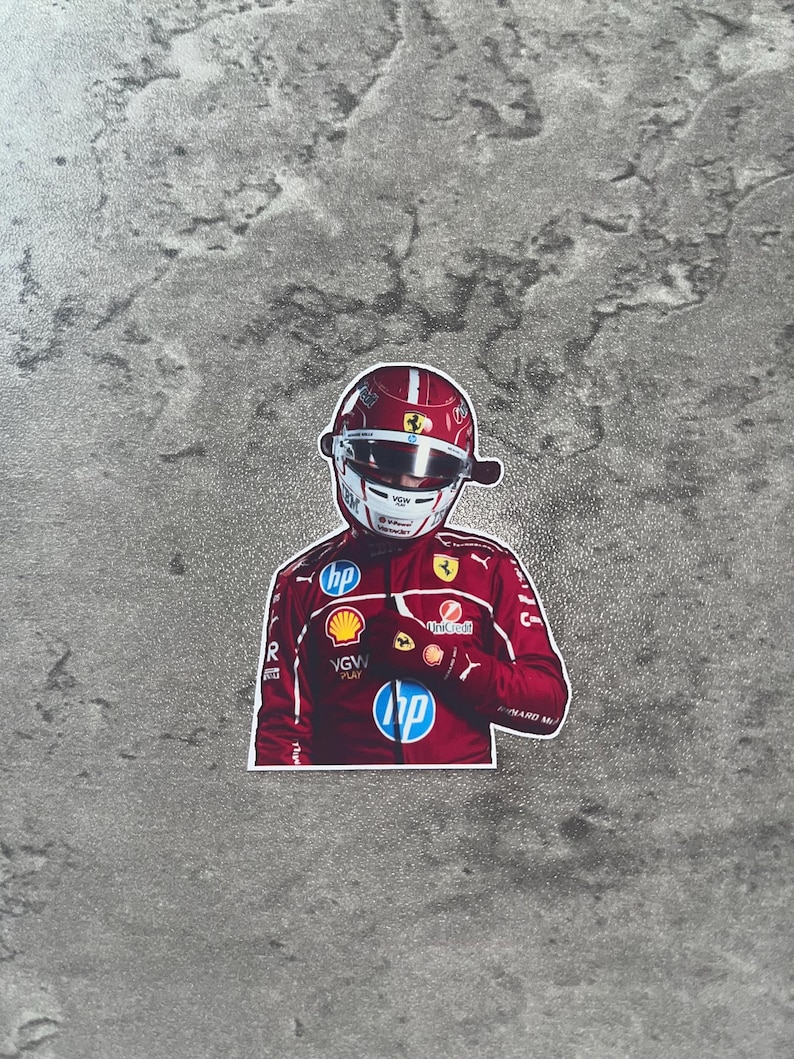 Charles Leclerc Sticker Set - Etsy
