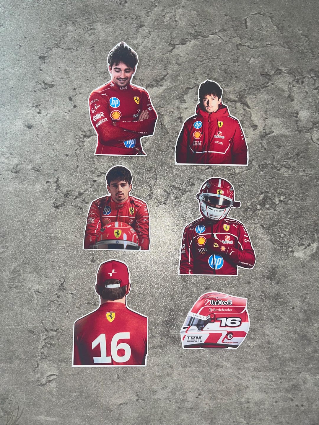 Charles Leclerc Sticker Set - Etsy