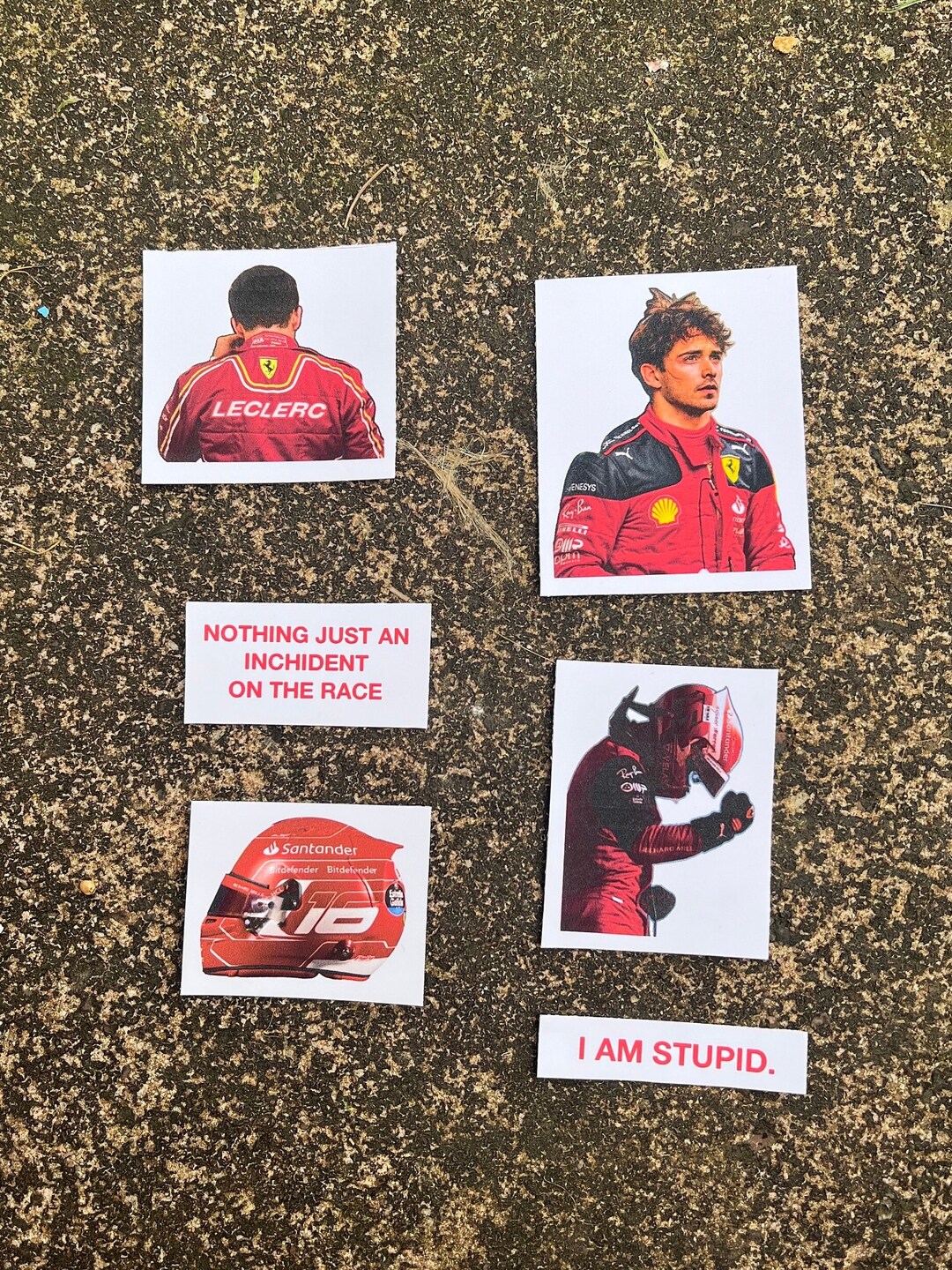 Charles Leclerc Sticker Set - Etsy