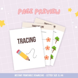 Printable Toddler Workbook, Pre-k Worksheets, Busybook for Toddlers ...