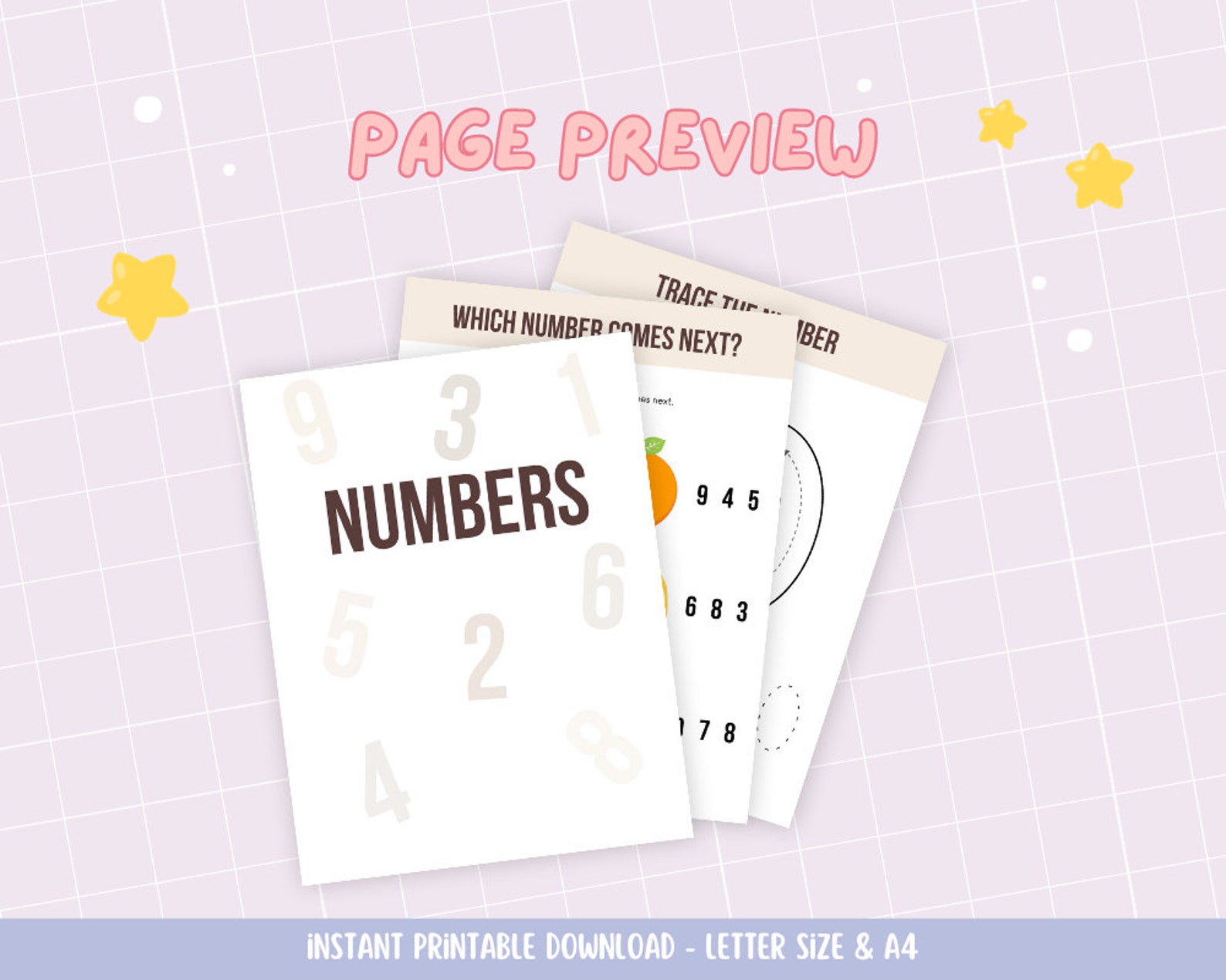 Printable Toddler Workbook, Pre-k Worksheets, Busybook for Toddlers ...