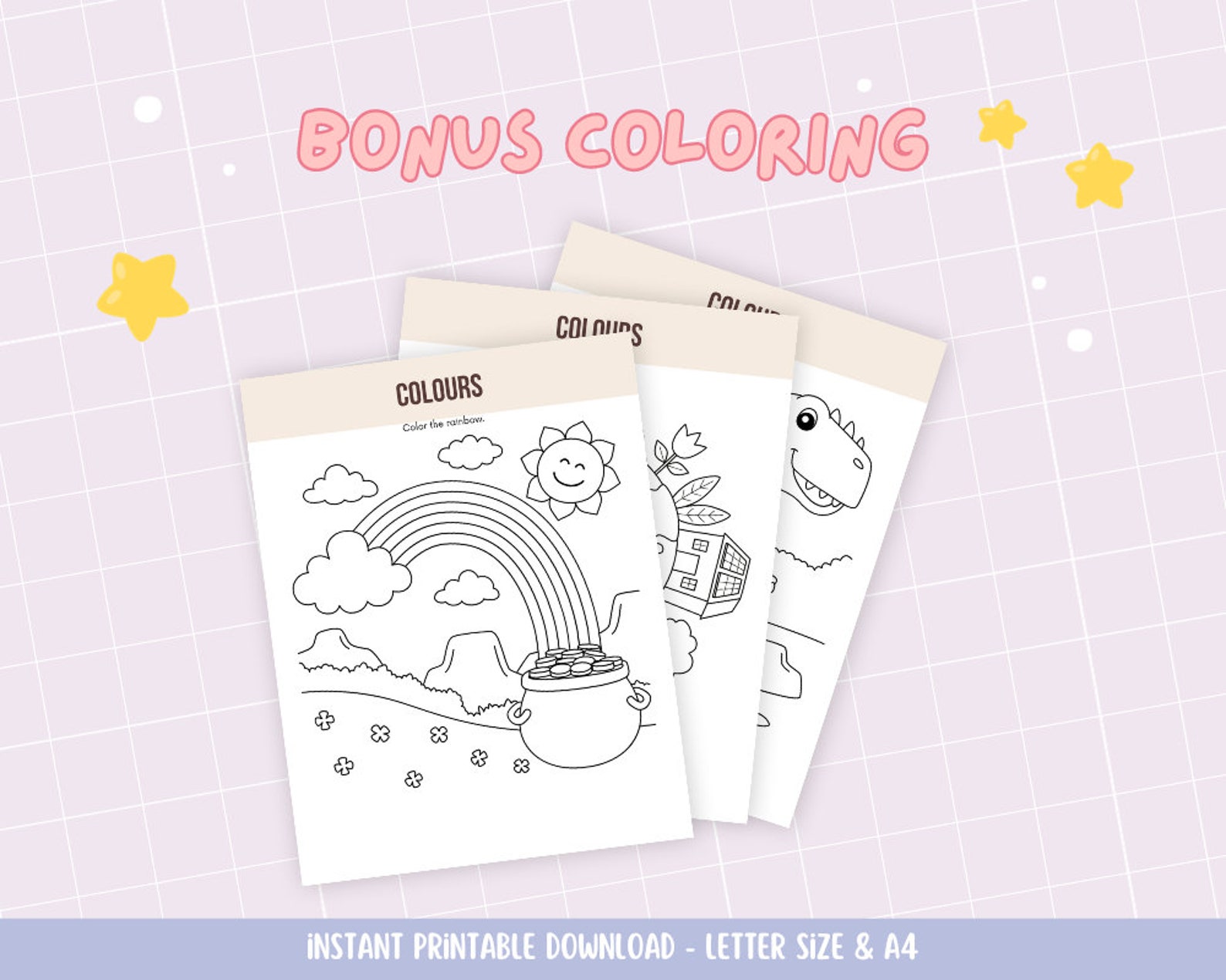 Printable Toddler Workbook, Pre-k Worksheets, Busybook for Toddlers ...