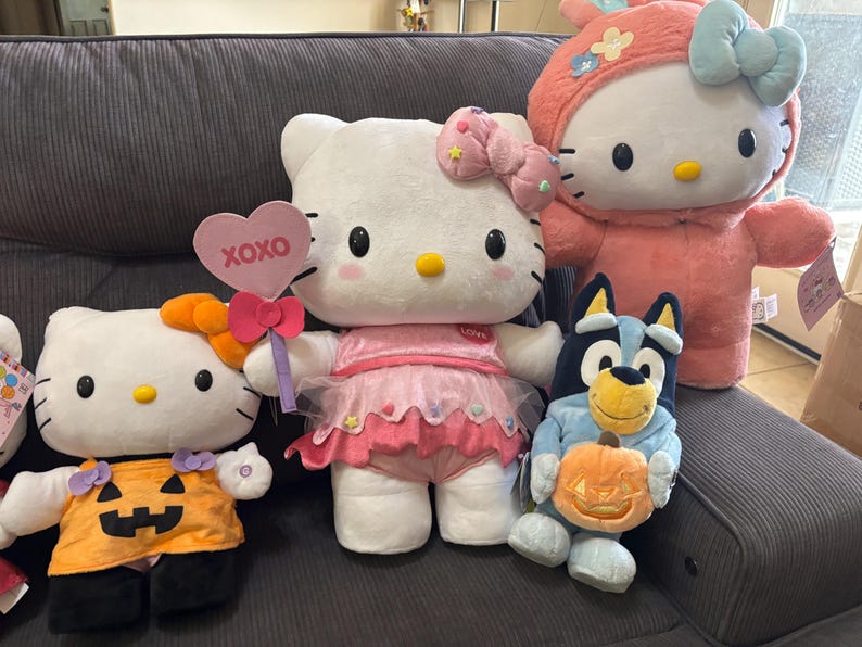 Hello Kitty Greeters Steppers Plush Dolls Birthday Gifts Collectable - Etsy