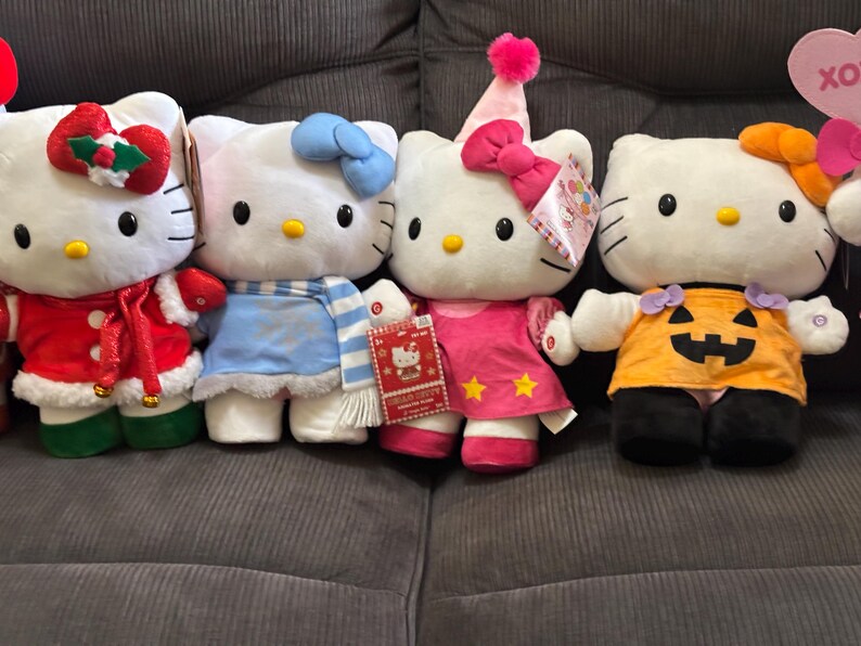 Hello Kitty Greeters Steppers Plush Dolls Birthday Gifts Collectable - Etsy