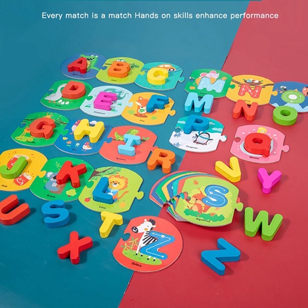 Alphabet Learning Puzzle, Preschool Learning Puzzle, ABC Learning, the ...