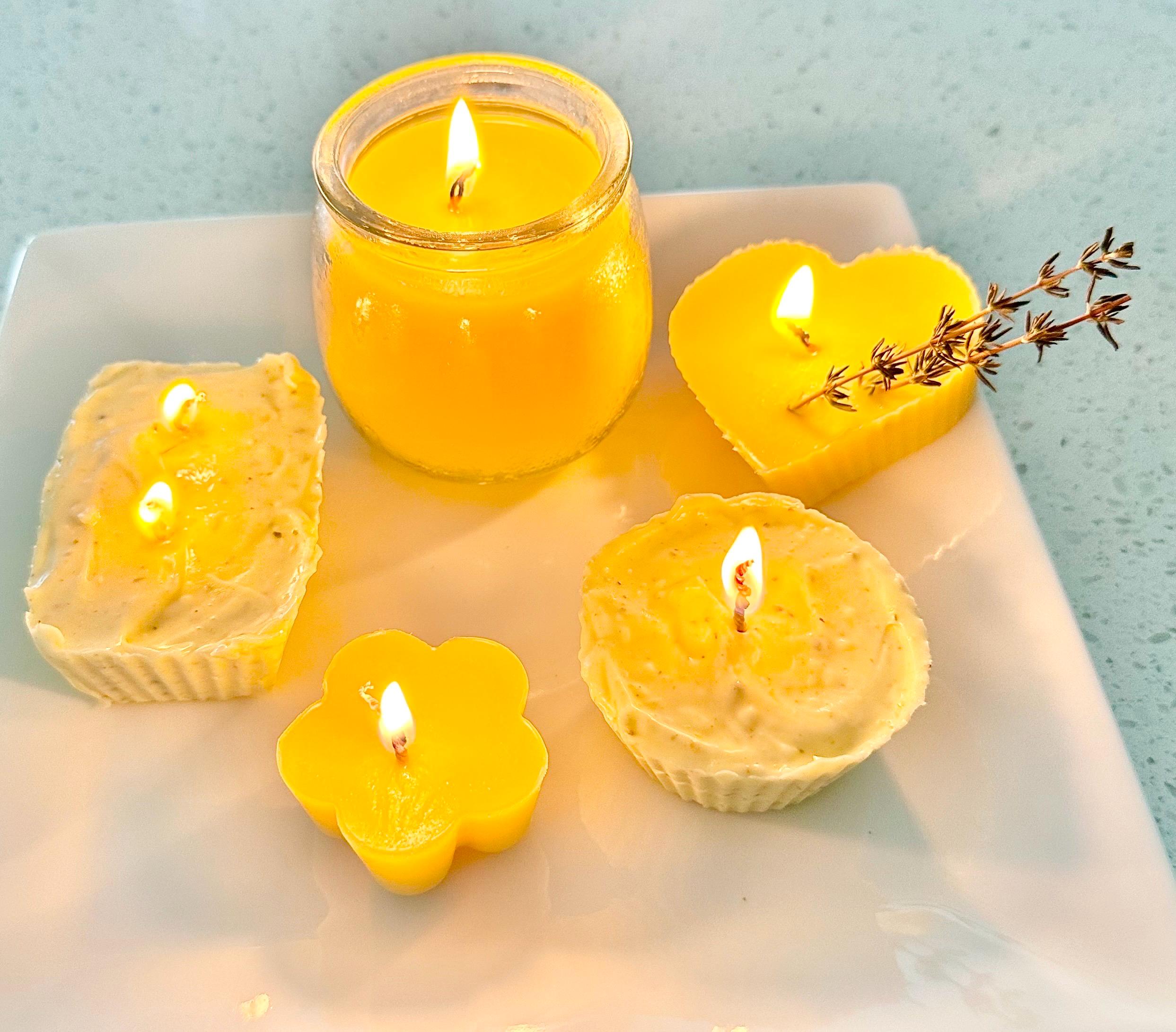 DIY Edible Butter Candle Bundle Kit, Unique Food Gift, Dinner Party ...