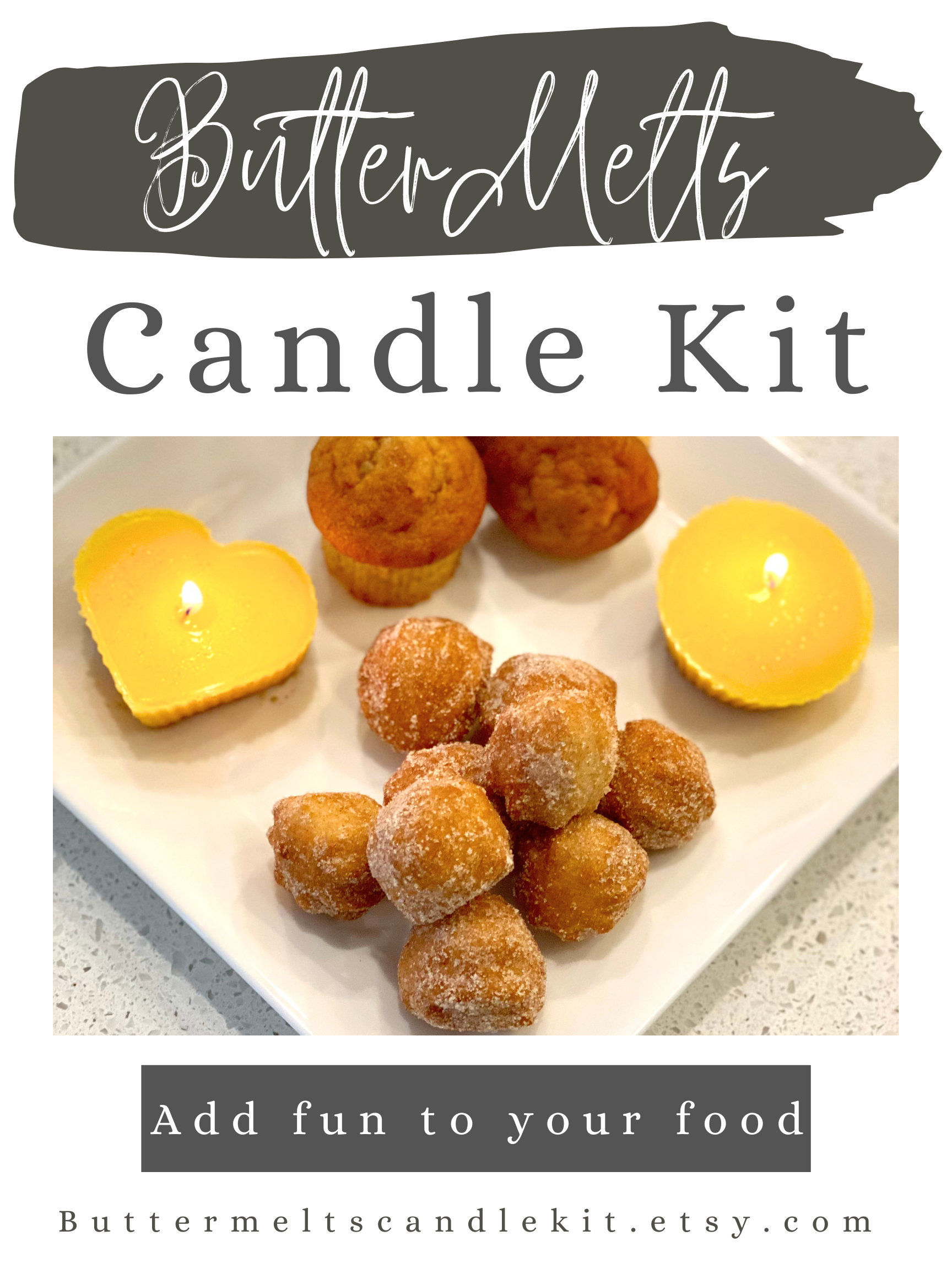 Ultimate DIY Edible Butter Candle Kit: Unique Food Gift, Charcuterie ...
