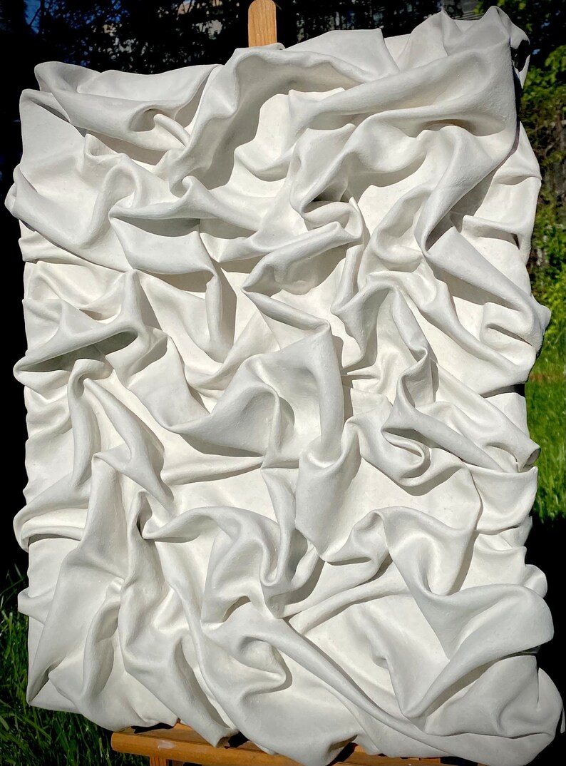 Silky Shadows, Textured Wall Art, Modern Art, Wall Abstract, Plaster ...