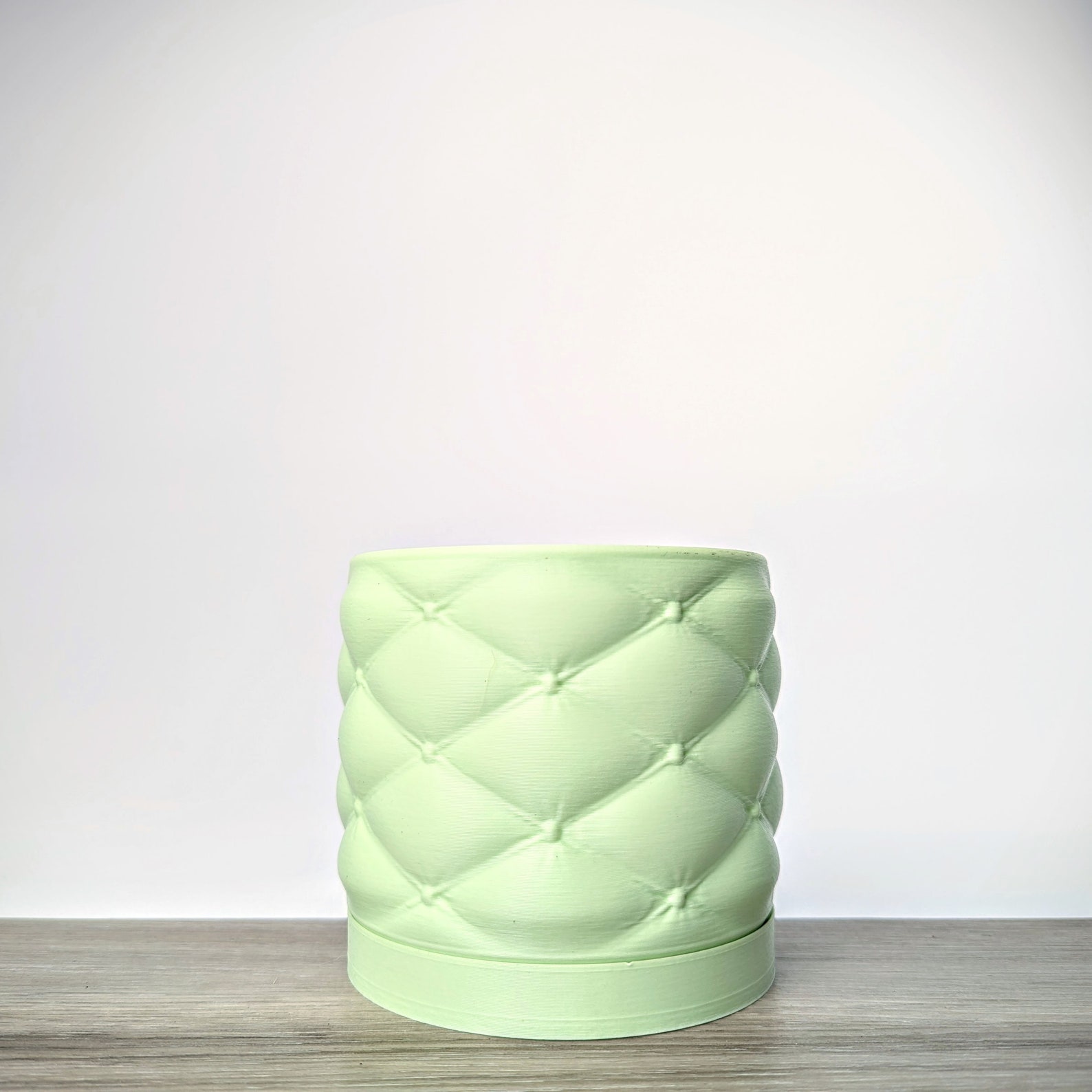 Light Pastel Green Pot, Pillow Planter With Drainage, Colorful Trays ...