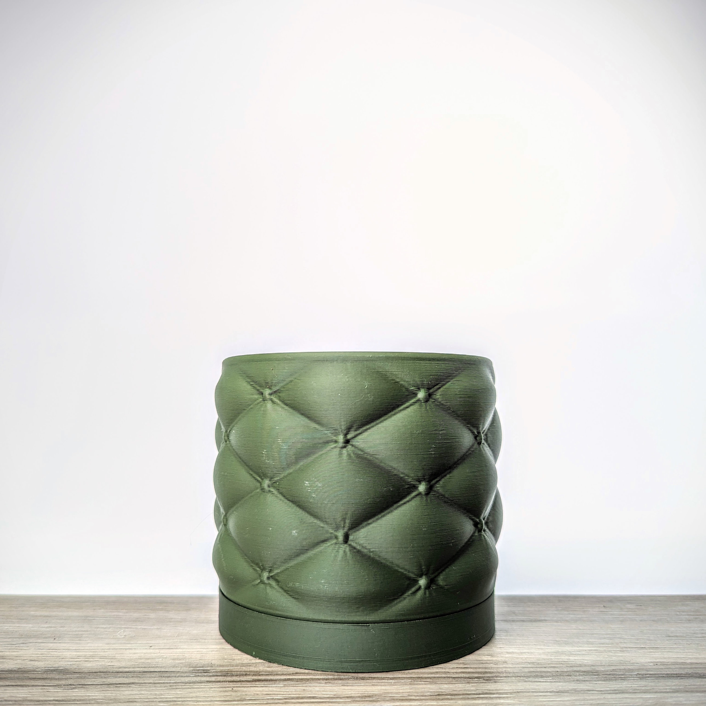 Dark Green Olive Pot, Pillow Planter With Drainage, Mix and Match Pot ...