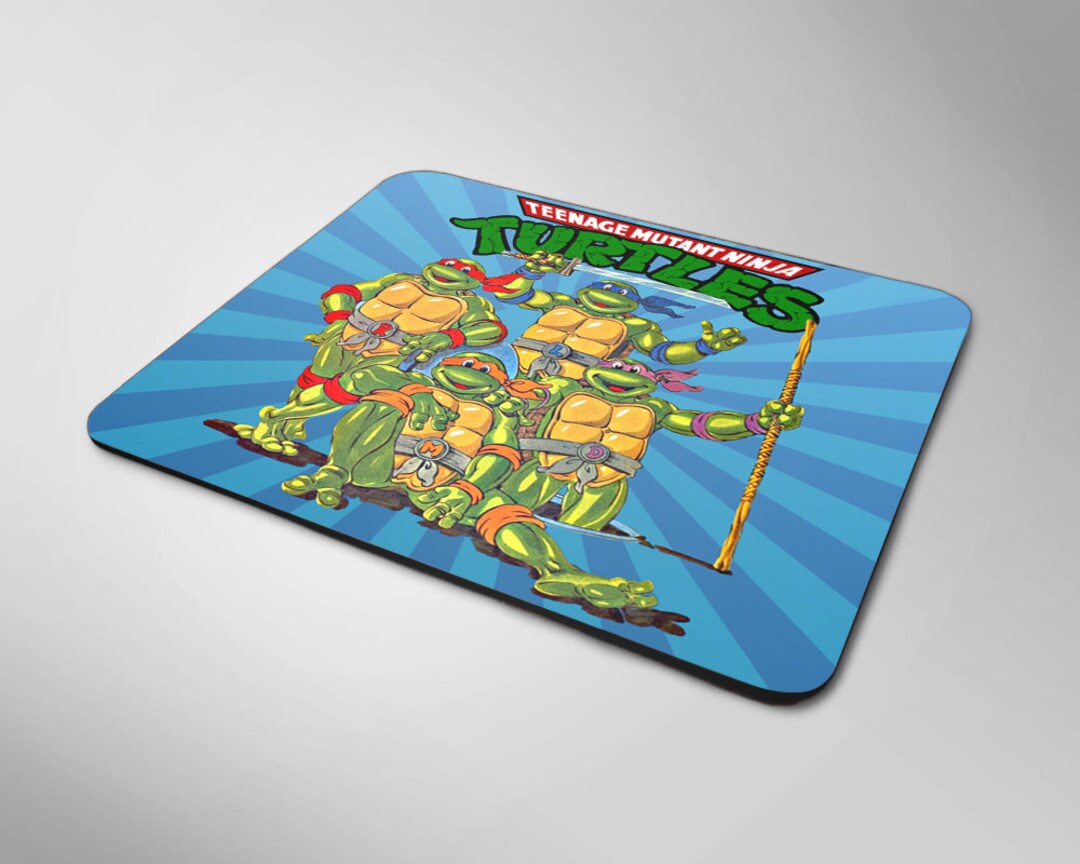 Mousepad Ninja Turtles Mouse Mat - Etsy