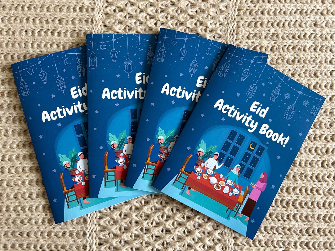 Eid Activity Book, Puzzles, Colouring, Children's Activity Book, Kids ...