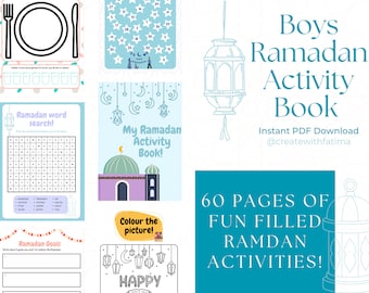 Girls Ramadan Activity Book, Ramadan Printable, Kids Ramadan Activity ...