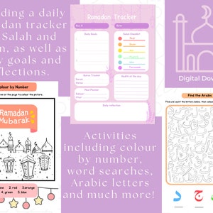 Girls Ramadan Activity Book, Ramadan Printable, Kids Ramadan Activity ...