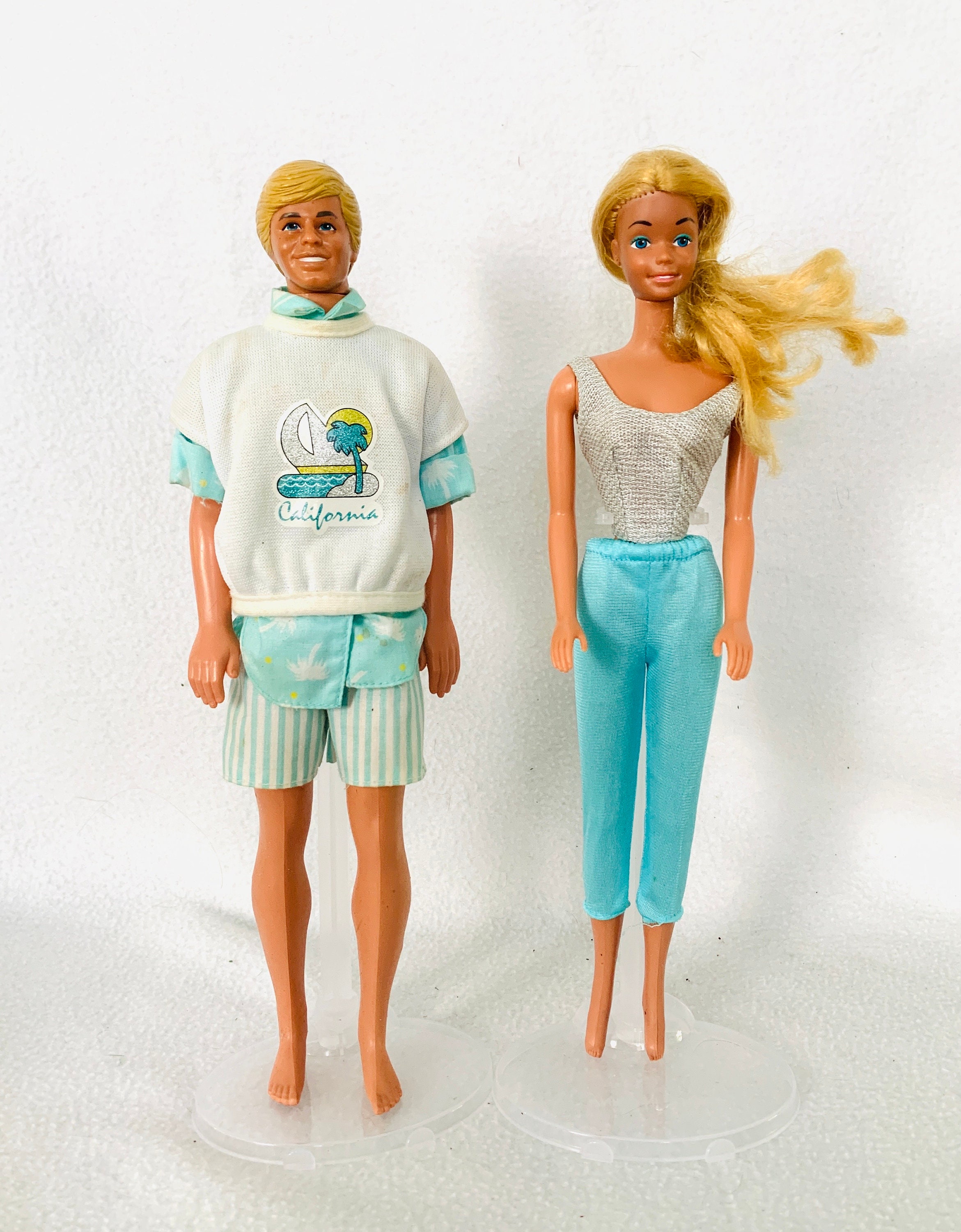 1980s Vintage California Barbie Doll, Multiple Outfits - Etsy