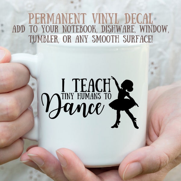Dance Vinyl Decal - Etsy