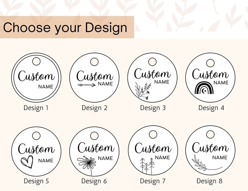 Leather Diaper Bag Tag Custom Baby Gift Baby Shower Newborn Leather Bag ...