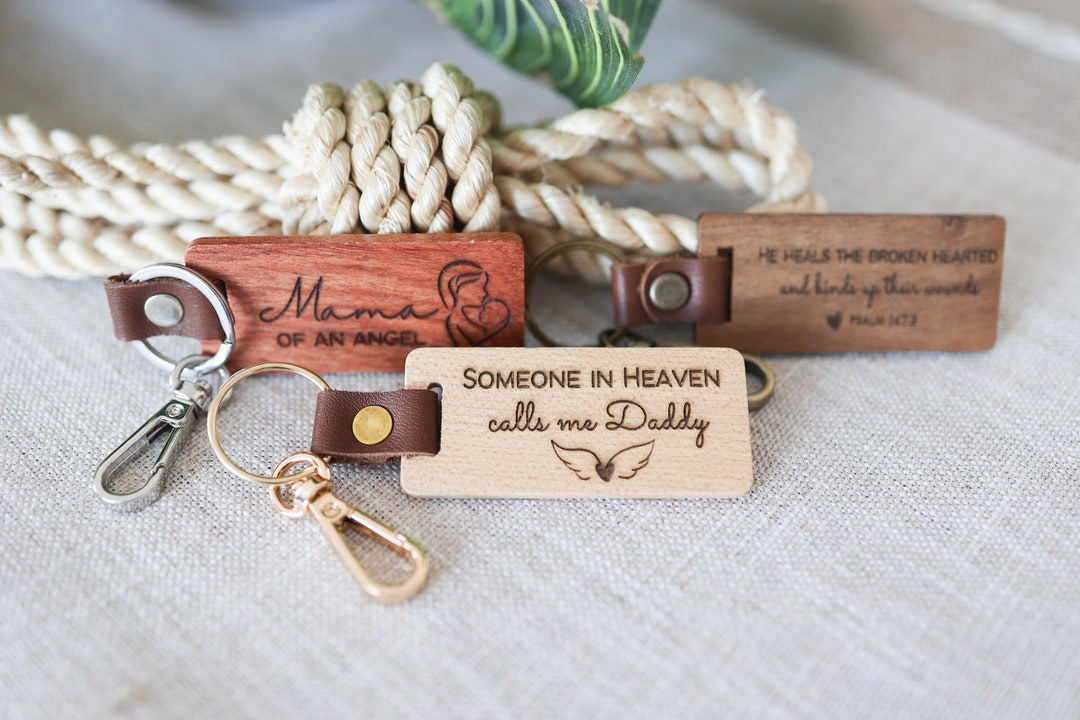 Memorial Keychain | Personalized Infant Loss Gift | Remembrance Gift ...
