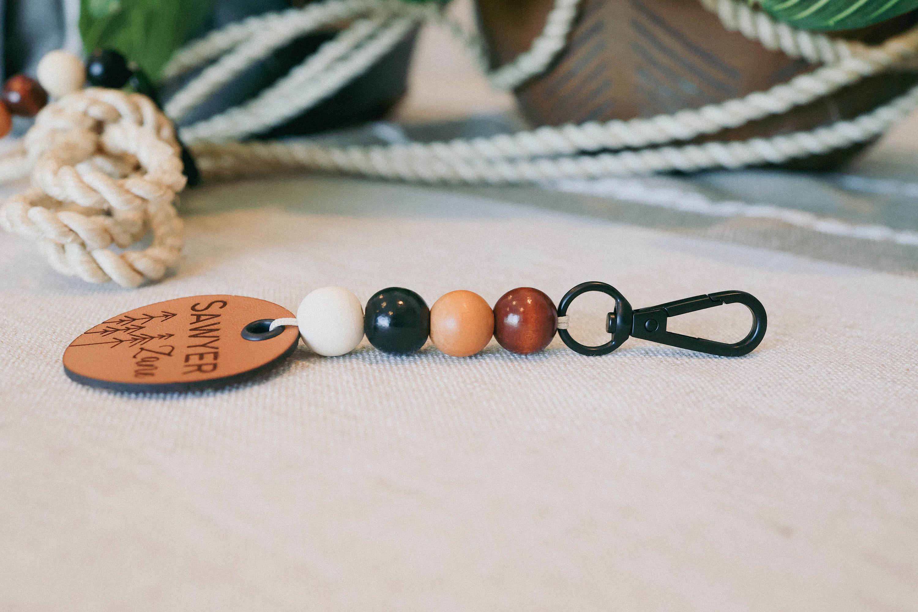 Leather Diaper Bag Tag Custom Baby Gift Baby Shower Newborn Leather Bag ...