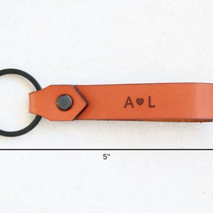 Personalized Leather Keyring | Husband Gift | Boyfriend Gift | Leather ...