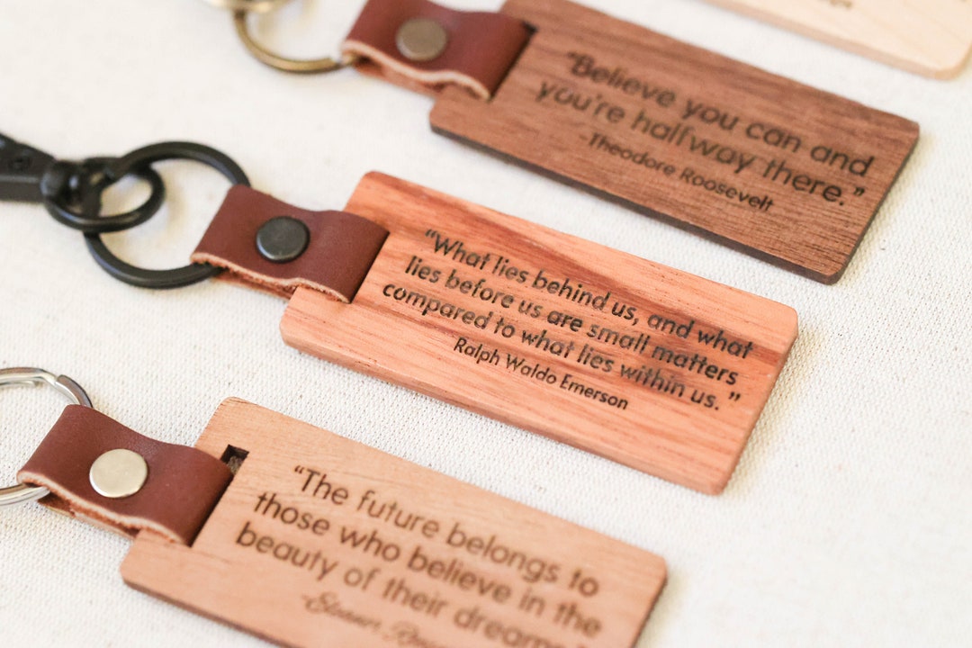 Personalized Graduation Gift | Graduation Keychain | Motivational Quote ...