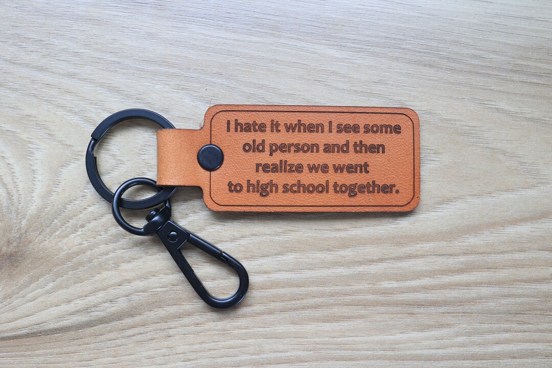 Getting Old Sarcasm Keychain | Dad Joke | Clean Humor | Sarcasm Gift ...