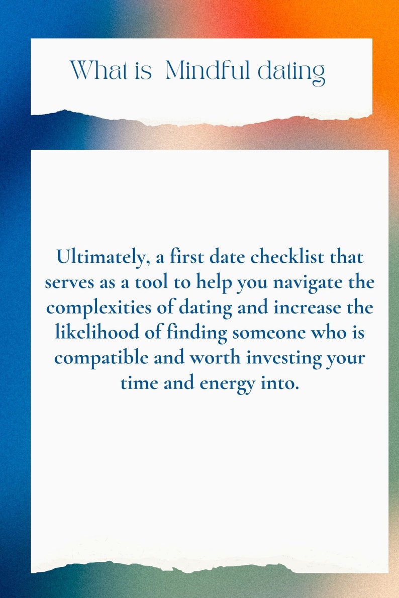 Modern Date Night Check List,make Sure You Both Meet Each Other ...