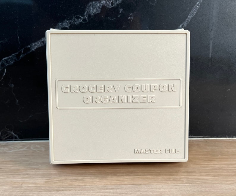 Vintage Grocery Coupon Organizer - Etsy