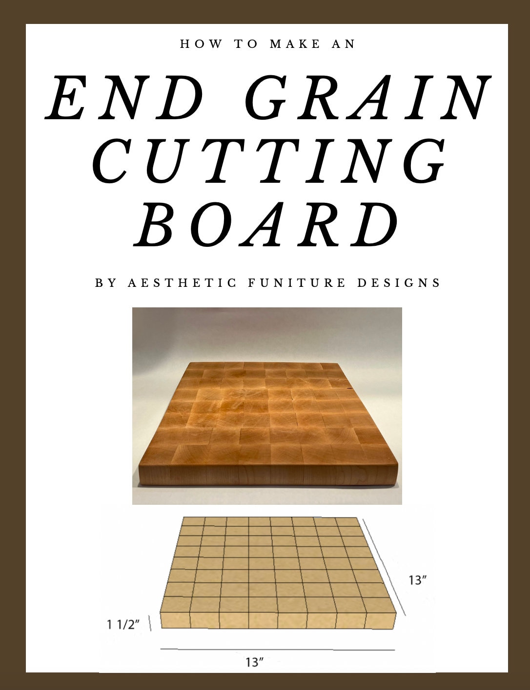 How to Make an End Grain Cutting Board - Etsy