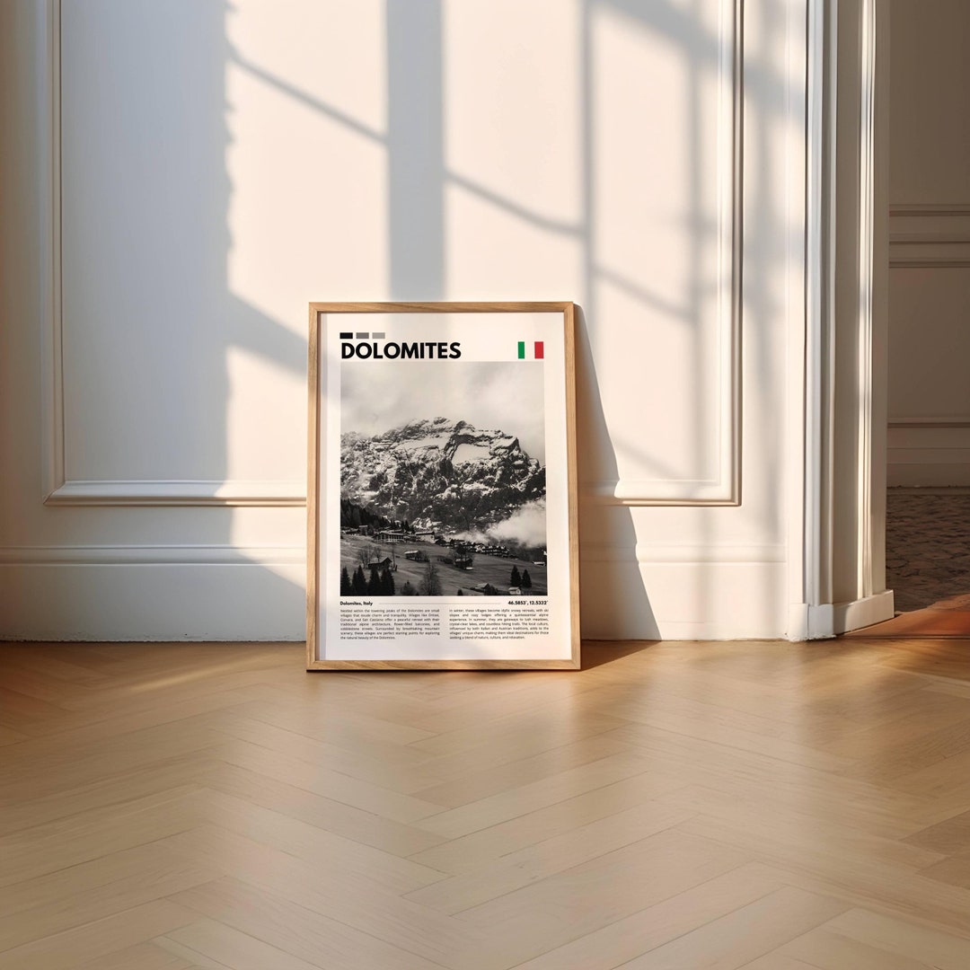 Dolomites Print, Dolomites Poster, Dolomites Wall Art, Dolomites Art ...