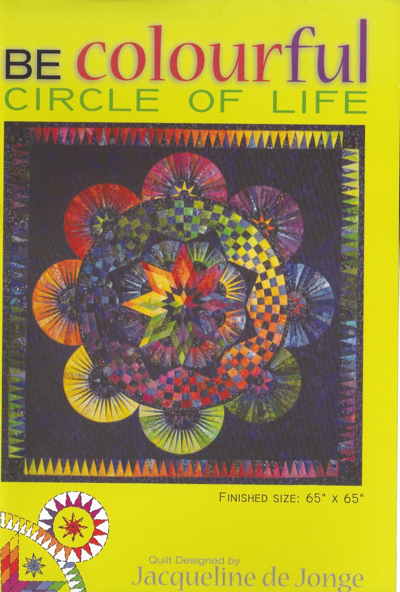 Be Colourful Modern Quilt Patterns by Jacqueline De Jonge - Etsy